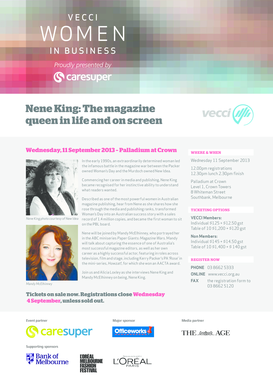 Fillable Online Nene King: The magazine queen in life and on screen ...