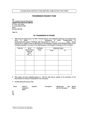 Fillable Online A format of the Transmission form Fax Email Print ...