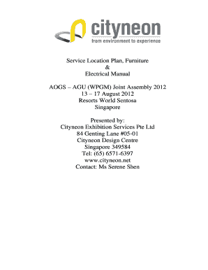 Fillable Online asiaoceania Service Location Plan, Furniture ...