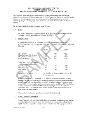 Fillable Online Public Television Programs Letter of Agreement 1998 and ...