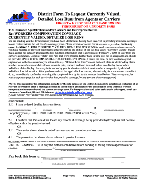 Fillable Online District Form To Request Currently Valued, Detailed ...