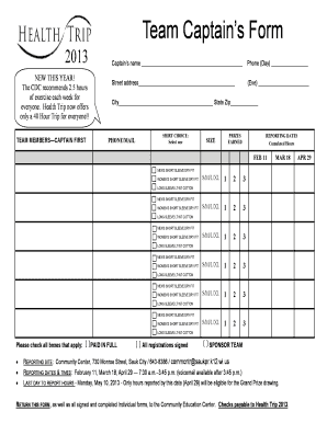 Fillable Online how captam form is fill Fax Email Print - pdfFiller