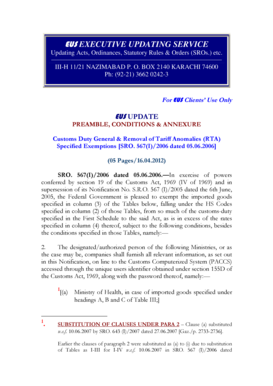 Fillable Online RTA Exemptions Preamble & Conditions etc.doc Fax Email ...