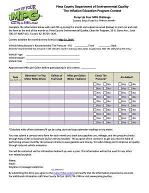 Fillable Online deq pima Contest Entry Form - Environmental Quality ...