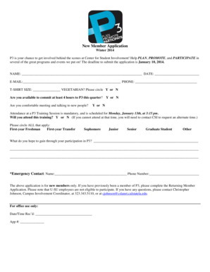 Fillable Online calstatelausu P3 new member bapplicationb ...