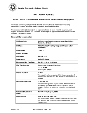 Fillable Online web peralta 11-12-21 District Wide Access Control and ...