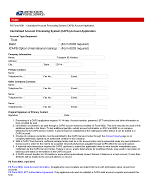 Fillable Online Trust Debit Form 6003 required ICAPS Option Fax Email ...