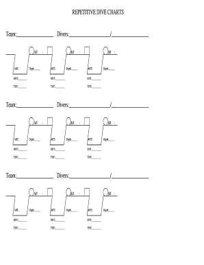 Fillable Online REPETITIVE DIVE CHARTS Team Divers Fax Email Print ...