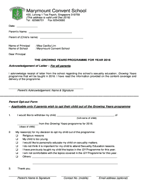 Fillable Online marymountconvent moe edu Here - Marymount Convent School - marymountconvent moe ...