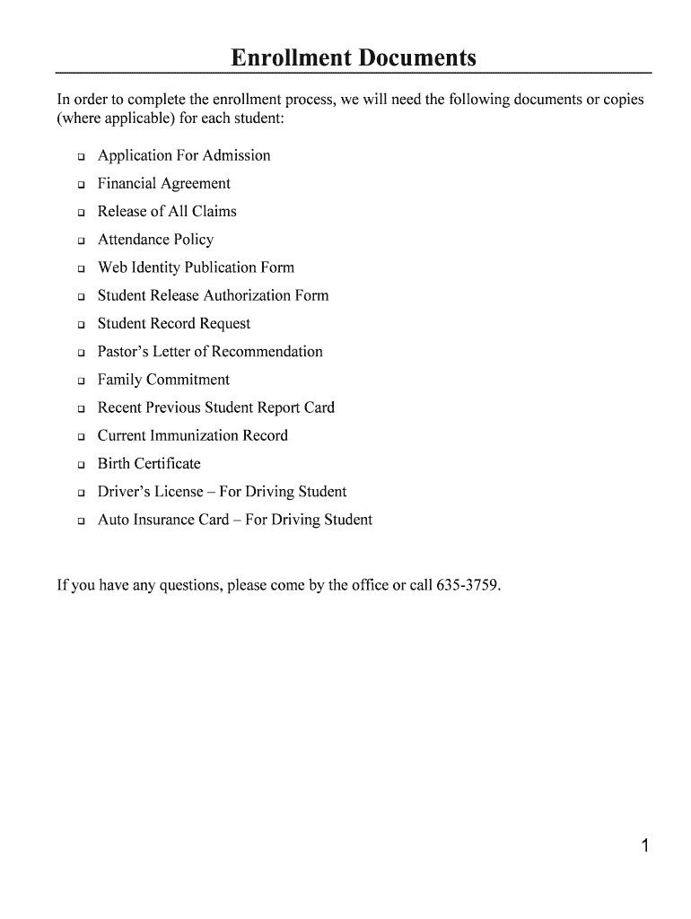 Fillable Online Admission Application 2015-2016 - bdcawybbcomb Fax ...