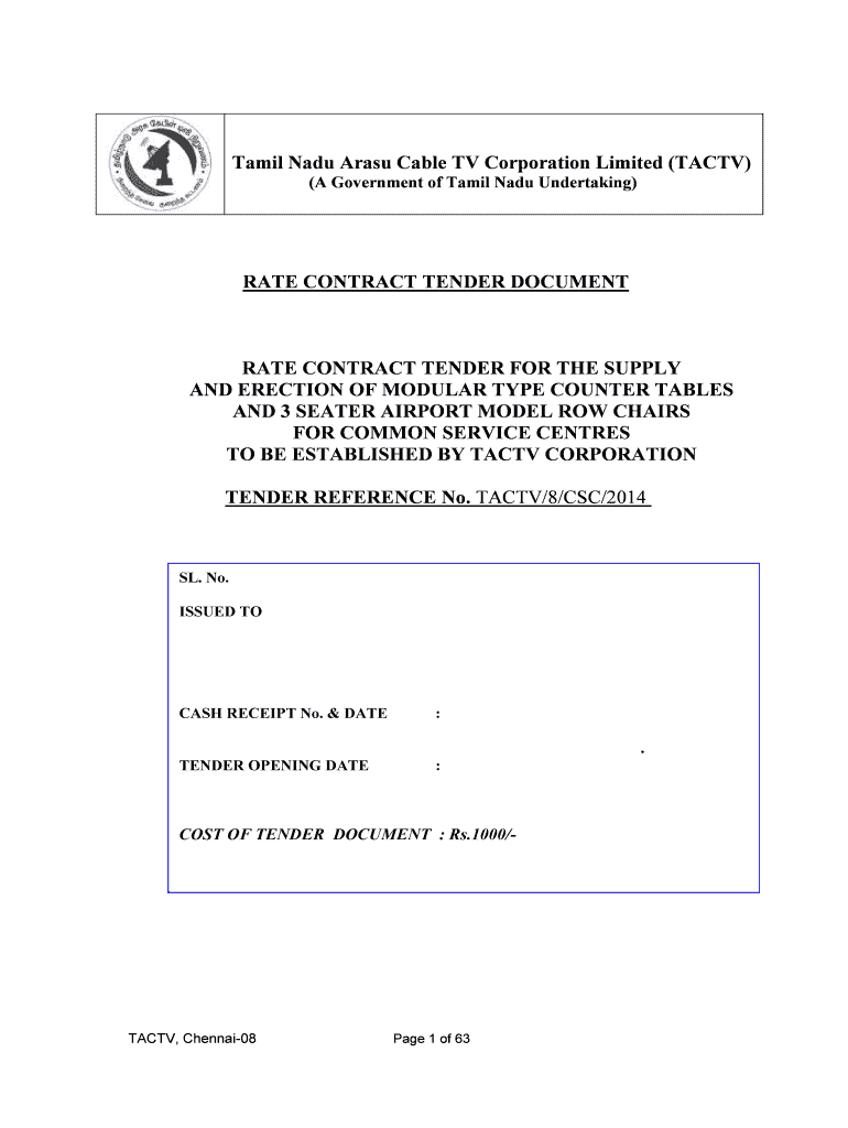 Fillable Online tactv Table Chair Tender Doc-final corrected Fax Email ...