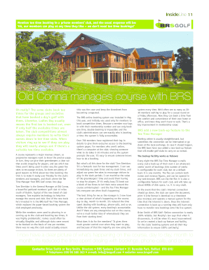 Brs Old Conna - Fill Online, Printable, Fillable, Blank | pdfFiller