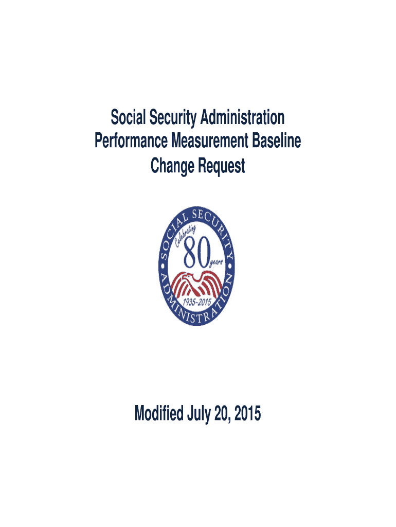 Fillable Online Performance Measurement Baseline Fax Email Print