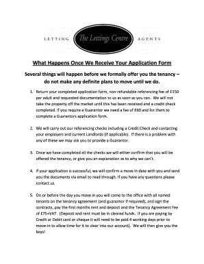 Fillable Online What Happens Once We Receive Your Application Form Fax ...