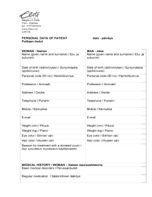 Fillable Online elitekliinik Link to digital form - Kliinik Elite Fax ...