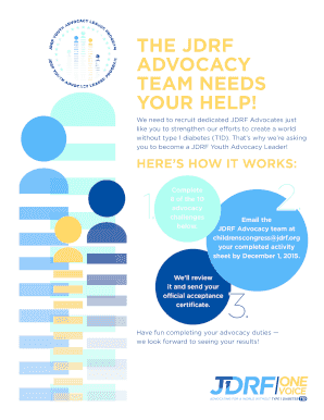 Fillable Online advocacy jdrf Youth Advocacy Leader Program_FINAL2 ...