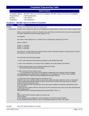 Fillable Online TaskCompletedReport Fax Email Print - pdfFiller