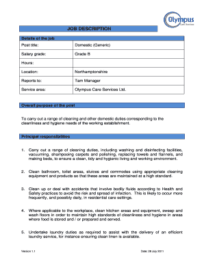 84+ Free Editable Service Manager Job Description Templates in MS Word ...