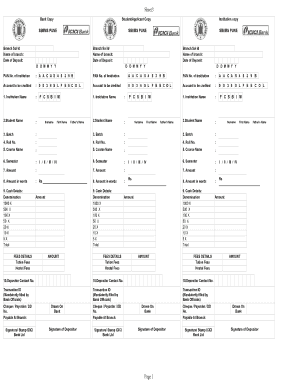 Fillable Online ICICI Bank Challan - sbiims Fax Email Print - pdfFiller