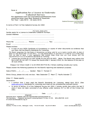 Fillable Online cslb org 4 CSLB Application Form 4 Other Qualifications ...