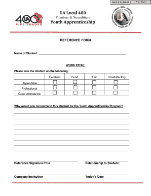 Fillable Online ua400 UA Local 400 Plumbers & Fax Email Print - pdfFiller