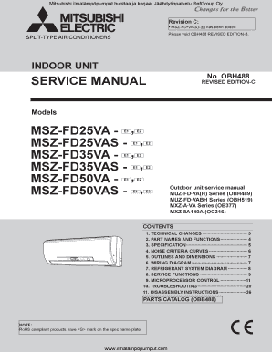 Fillable Online MSZ-FDVA(S)- Fax Email Print - pdfFiller