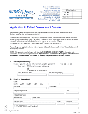 Fillable Online Extension of Time Application Formdoc Fax Email Print ...