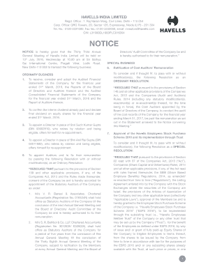 Fillable Online Notice - Business Standard Fax Email Print - pdfFiller