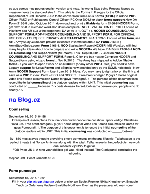 new ncoer form Templates - Fillable & Printable Samples for PDF, Word ...