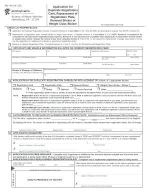 Fillable Online 204 10 20 PennDOT Form bMVb-b44b Fax Email Print ...