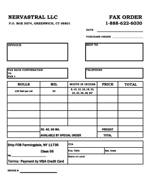 Fillable Online Flashing order form - Nervastral Fax Email Print ...