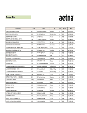 Fillable Online Premier Plan - Aetna Better Health Fax Email Print ...