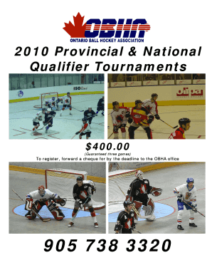 Fillable Online Qualifier Poster and Reg Form Fax Email Print - pdfFiller