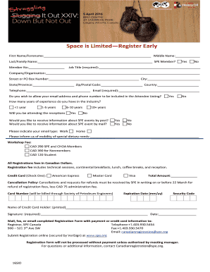 Fillable Online spe Workshop Form Template-16SIO.pdf Fax Email Print ...