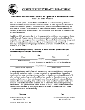 Fillable Online Push Cart and Mobile Food Unit Servicing Operations ...