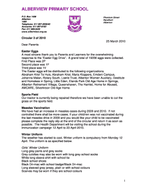 Fillable Online alberview org BALBERVIEWb PRIMARY SCHOOL - alberview ...