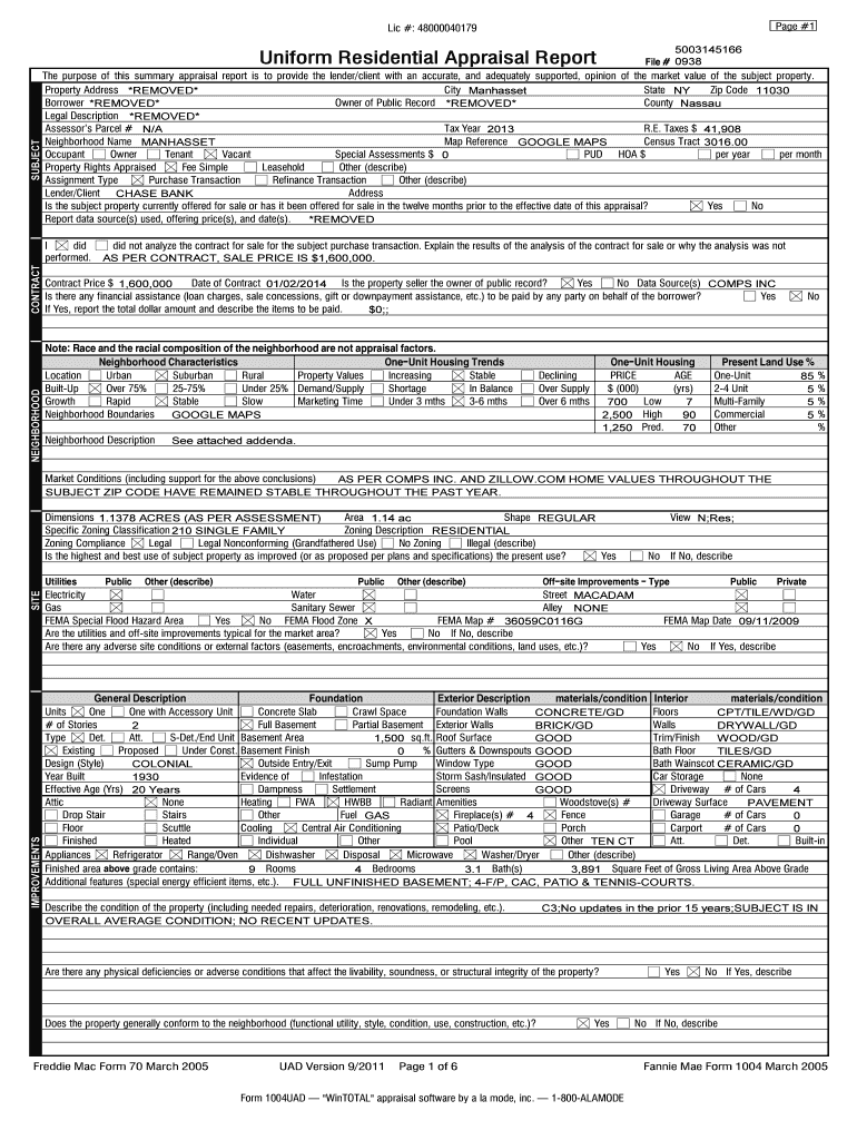 Fillable Online Page #1 Lic #: 48000040179 5003145166 File # 0938 The ...