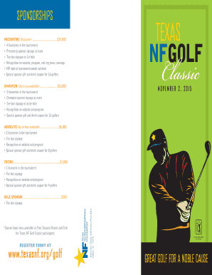 Fillable Online texasnf NF_2015 BrochureFinal_4 - Texas ...