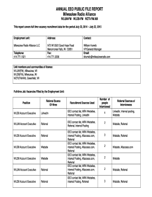 Wlum Fm - Fill Online, Printable, Fillable, Blank | pdfFiller