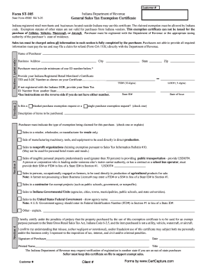 Fillable Online ST-105 first draft - SalesTaxHandbook Fax Email Print ...