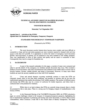 Fillable Online Update on non-compliant Machine Readable Passports ...