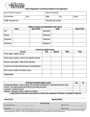 Fillable Online Sliding Fee Applicationdoc Fax Email Print - pdfFiller