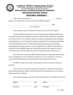 Fillable Online mebaschool 0 Calhoon MEBA Engineering School 27050 St ...