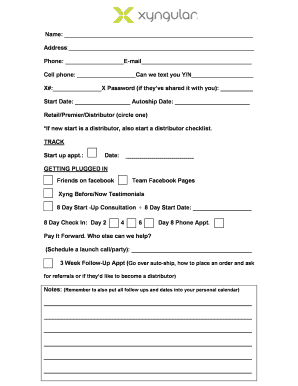 Fillable Online Customer Checklist - Transformations by Tracey Fax ...