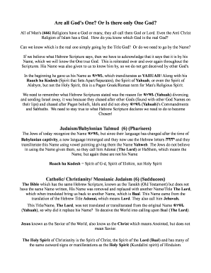 Fillable Online Are all God's One Fax Email Print - pdfFiller