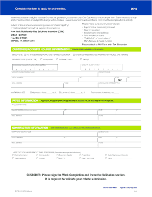 Fillable Online Multifamily rebate application - National Grid Fax Email Print - pdfFiller