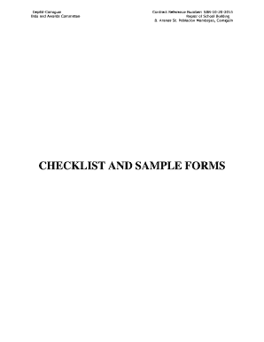 Fillable Online Checklist and sample bformsb - Dep Ed Camiguin Fax ...