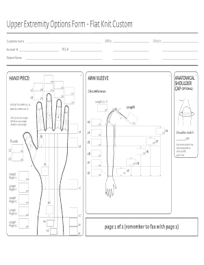 Fillable Online Upper Extremity - Medi Fax Email Print - pdfFiller