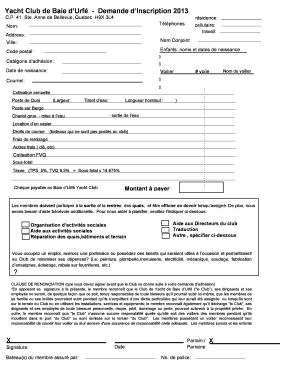 Fillable Online CP 41 Ste Anne de Bellevue Quebec H9X 3L4 Nom Fax Email Print - pdfFiller