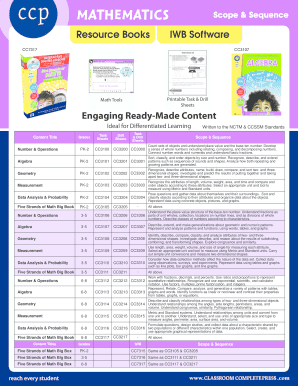 Fillable Online Scope amp Sequence - CCP Interactive Fax Email Print ...